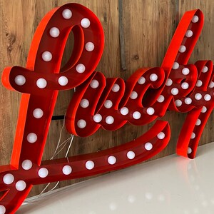 Carnival Circus Light Up, Custom Marquee Signs, Metal LED Logo ...