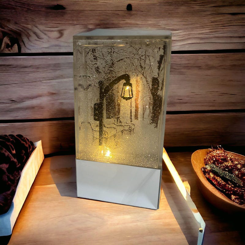 Street Lamp Snow Globe - Etsy