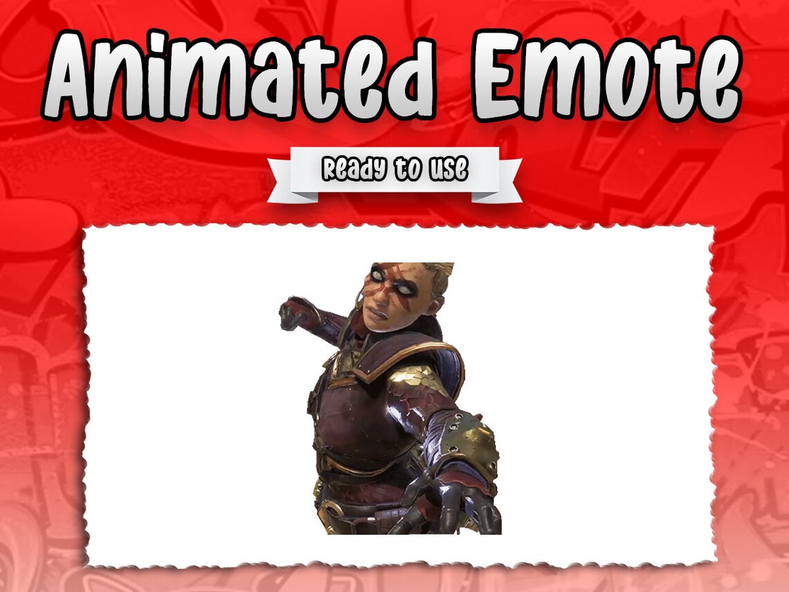 Wraith Punch Meme Animated Twitch Emote / Emote for Streamers or Gamers ...