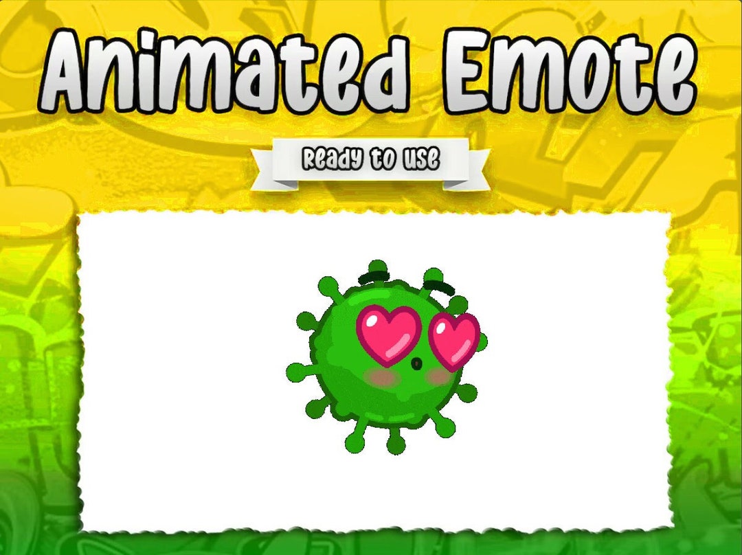 Love Virus Meme Animated Twitch Emote / Emote for Streamers or Gamers ...