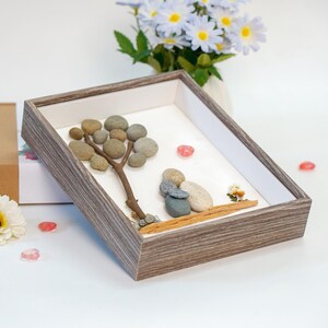 Personalised Pebble Art for Mom, Valentine Gift for Mom From Son ...