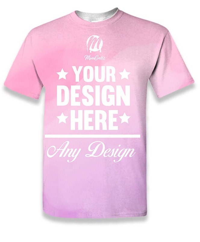 3d Allover Shirt Blank Template - Etsy