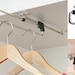 Pull Slide Out Retractable Wardrobe Clothes Hanging Rail Rack - Etsy UK