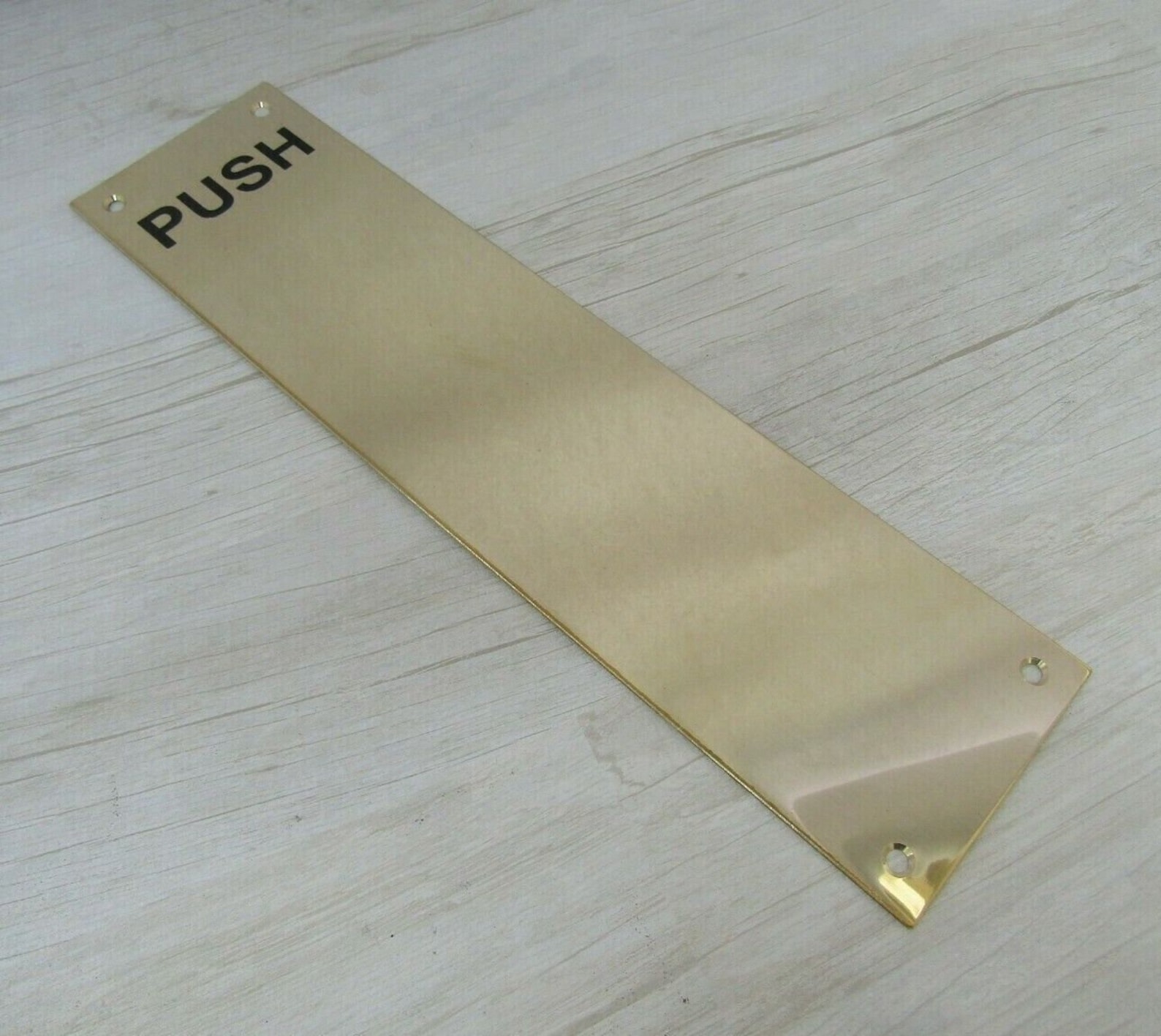 12 Push Pull Finger Plate Door Push Plates Polished - Etsy