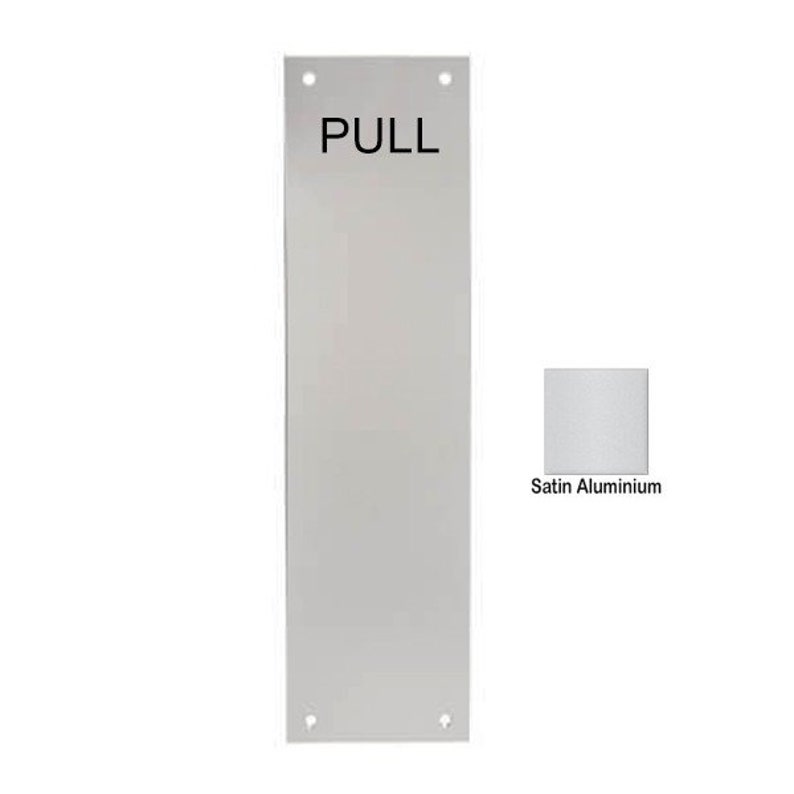 12 Push Pull Finger Plate Door Push Plates Polished - Etsy