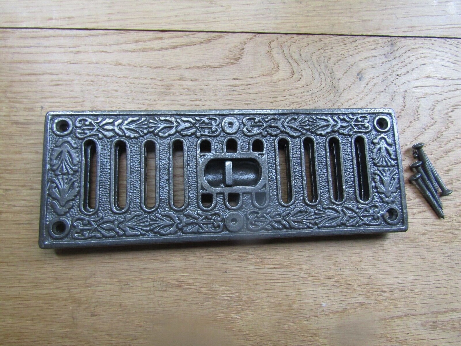 Cast Iron ORNATE VINTAGE VICTORIAN Ventilation Grille Wall Air Vent ...