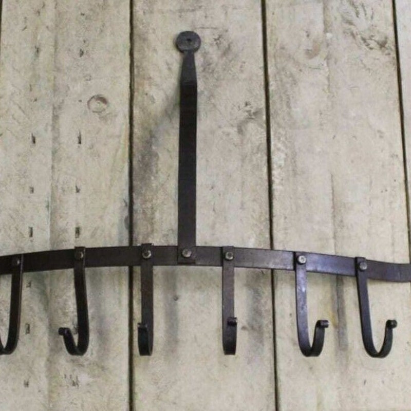 Vintage Cast Iron Mug Rack - Etsy UK