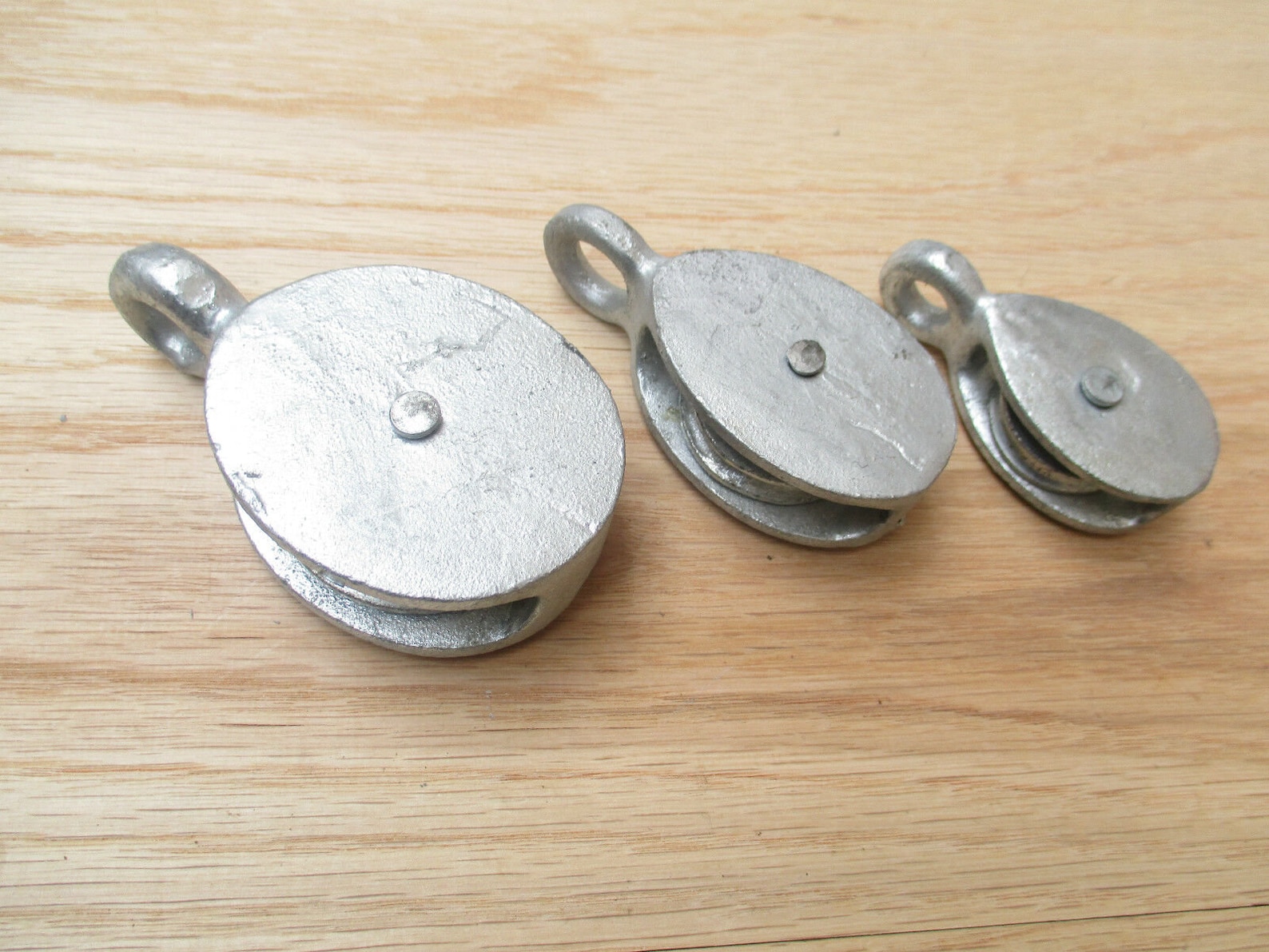 Cast Iron Galvanized Awning Pulley Washing Line Rope Hook Wheel Wire ...