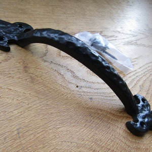 Rustic Iron Door Pull Handles Old English Vintage Country Cottage Door ...