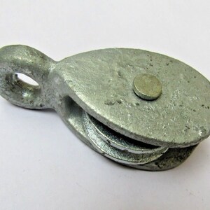 Cast Iron Galvanized Awning Pulley Washing Line Rope Hook Wheel Wire ...