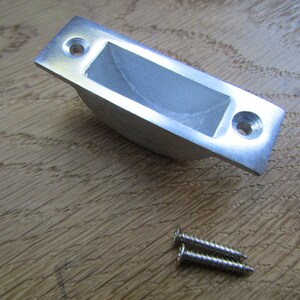 EASY CLEAN SOCKETS Floor Door Flush Bolt Socket Pocket for Bolts Silver ...