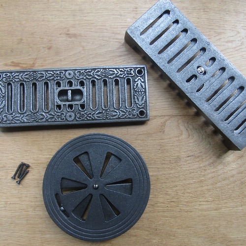 Cast Iron ORNATE VINTAGE VICTORIAN Ventilation Grille Wall Air - Etsy