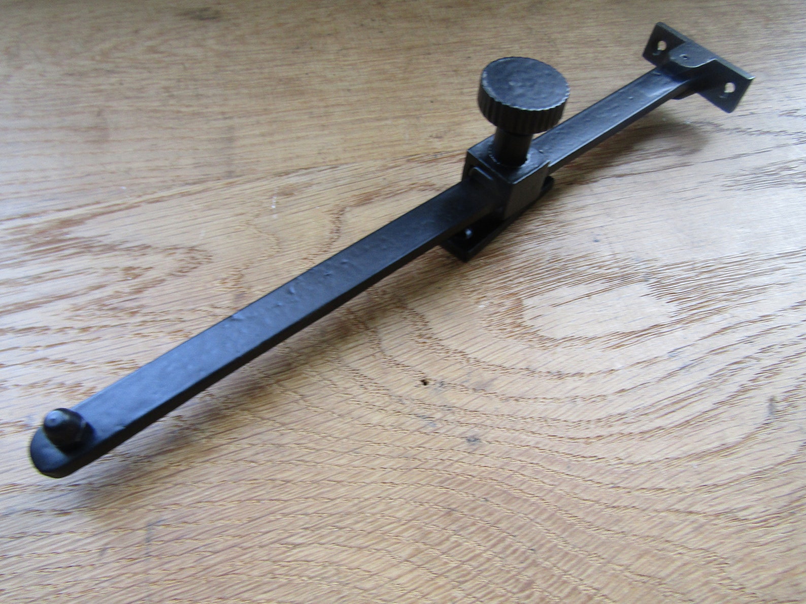 Rustic Iron Window Sliding Stay Screw Down Stay Vintage Victorian Old ...
