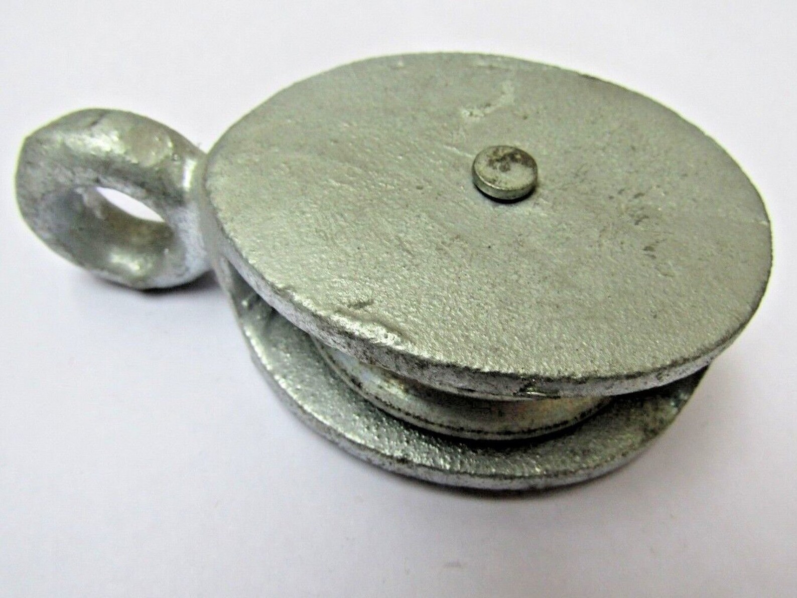 Cast Iron Galvanized Awning Pulley Washing Line Rope Hook Wheel Wire ...