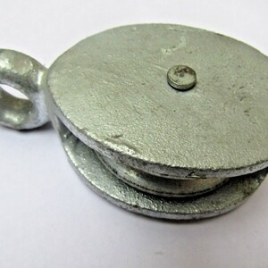 Cast Iron Galvanized Awning Pulley Washing Line Rope Hook Wheel Wire ...