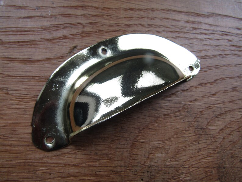 Rustic Steel Cup Shell Handle Vintage Rustic Cupboard Cabinet Drawer ...