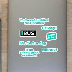 George Russell Sticker Pack/ Mercedes F1 Sticker/ F1 Sticker/ Formula 1 ...