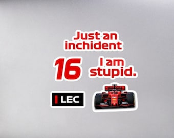 Embroidered Ferrari F1 Patch, Formula 1 Patch, F1 Patch, Charles ...