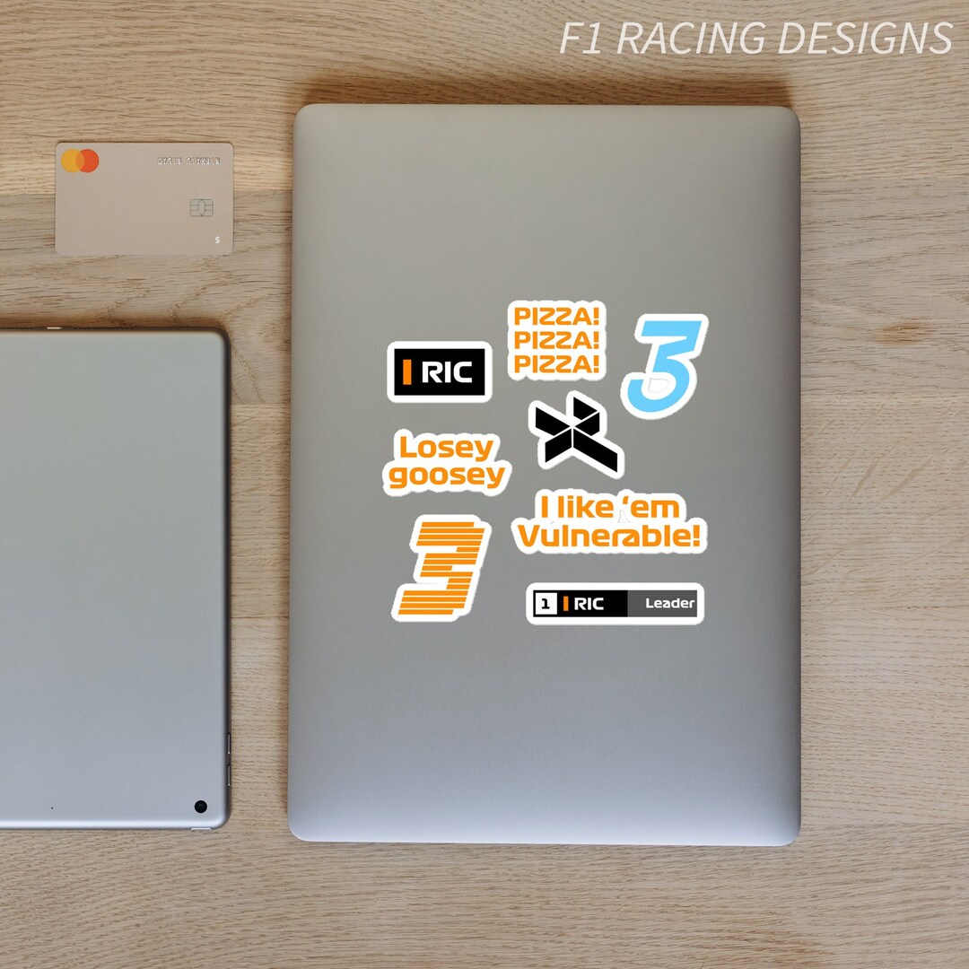 Daniel Ricciardo Sticker Pack/ Formula 1 Sticker/ Mclaren F1 - Etsy