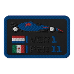 Red Bull Racing Embroidered F1 Patch, Formula 1 Patches, F1 Patches ...