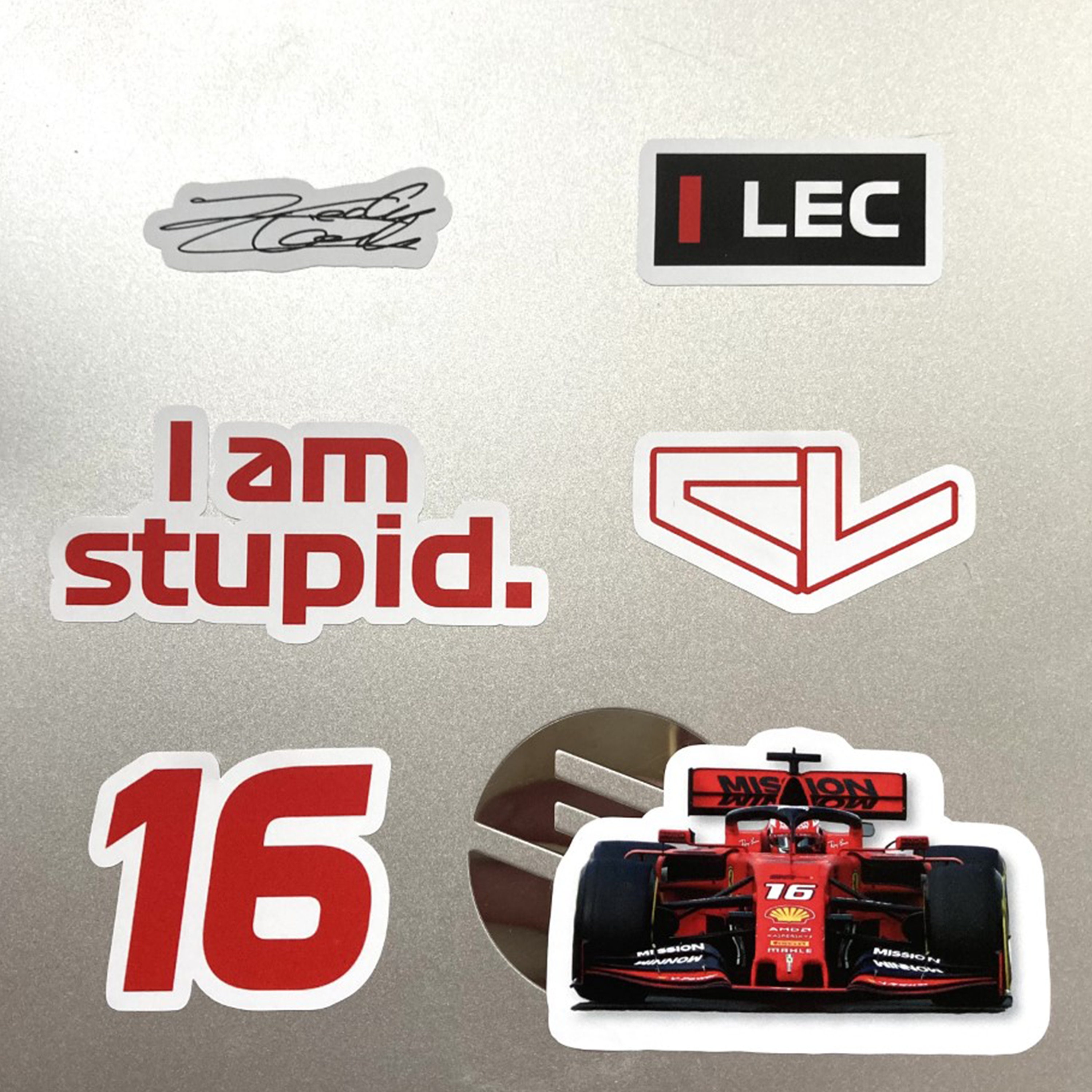 Charles Leclerc F1 Sticker Pack/ Ferrari F1 Team/ Racing/ - Etsy