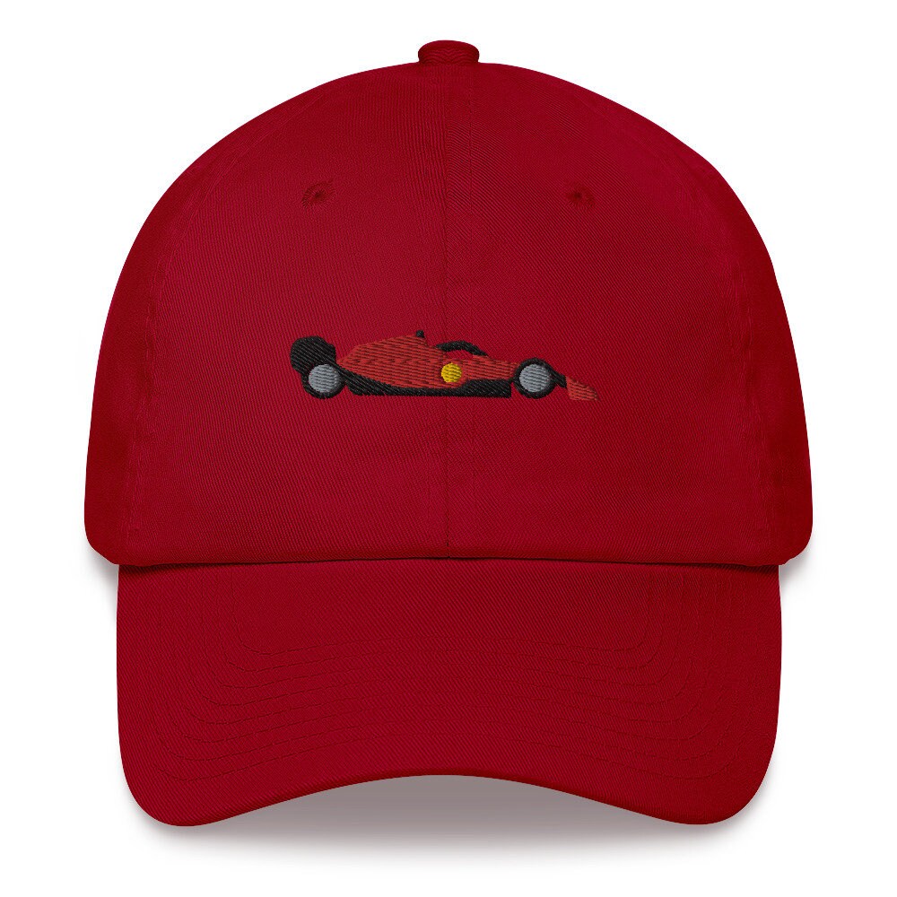 Embroidered Ferrari F1 Car Cap, Formula 1 Cap, Ferrari F1 Cap, F1 Hat ...