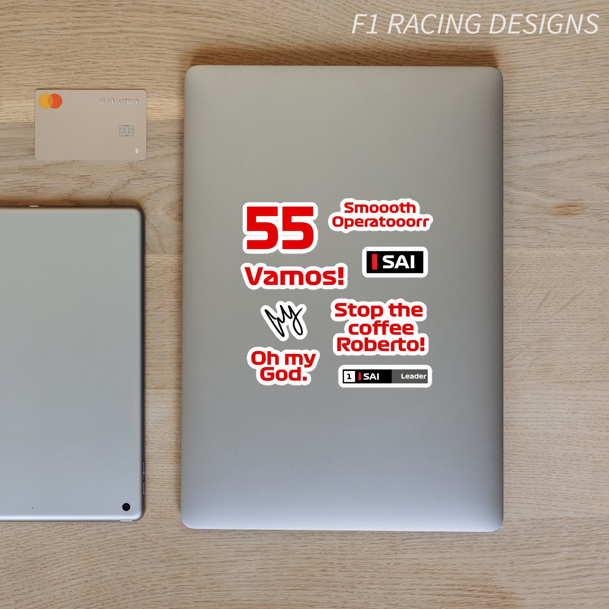 Carlos Sainz Sticker Pack/ Ferrari F1 Sticker/ Formula 1 - Etsy