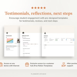 Notion Template Course Creator Bundle, Notion Template and Canva ...