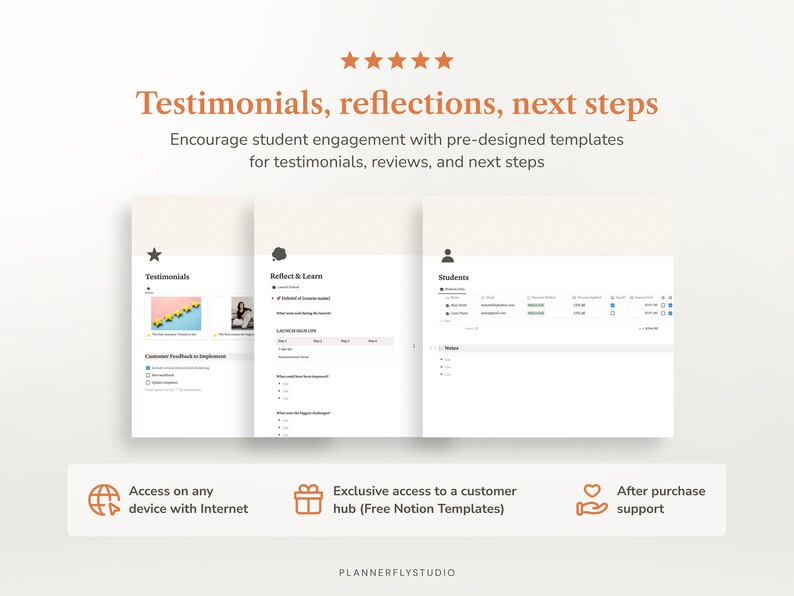 Notion Template Course Creator Bundle, Notion Template and Canva ...