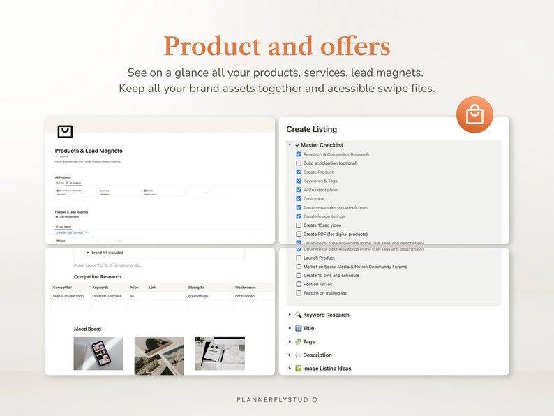 Notion Template Etsy Shop Planner, Notion Business Planner, Etsy Seller ...