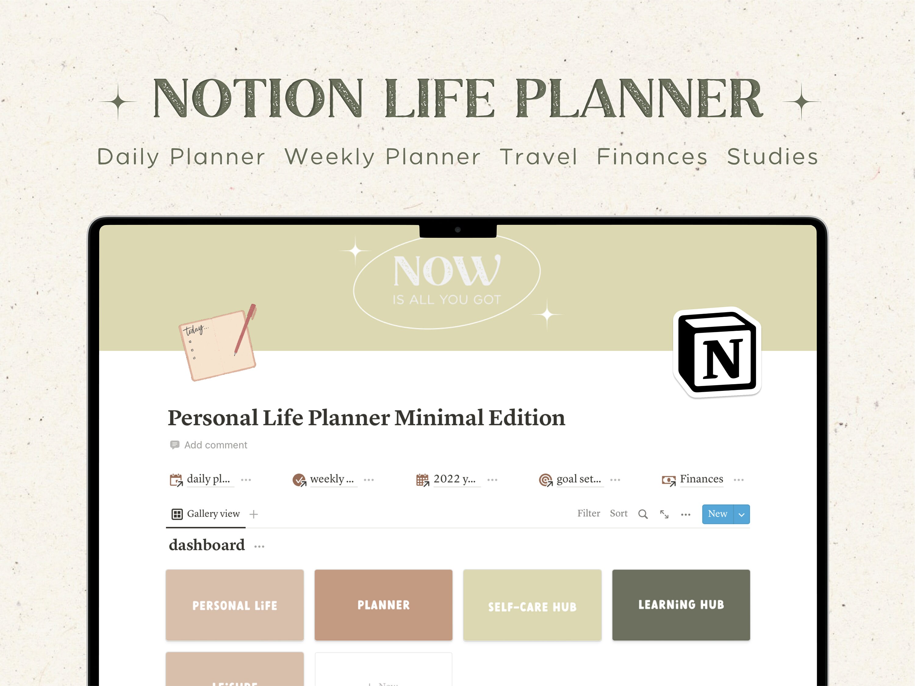 Notion Template Life Planner Personal Planner Notion - Etsy UK