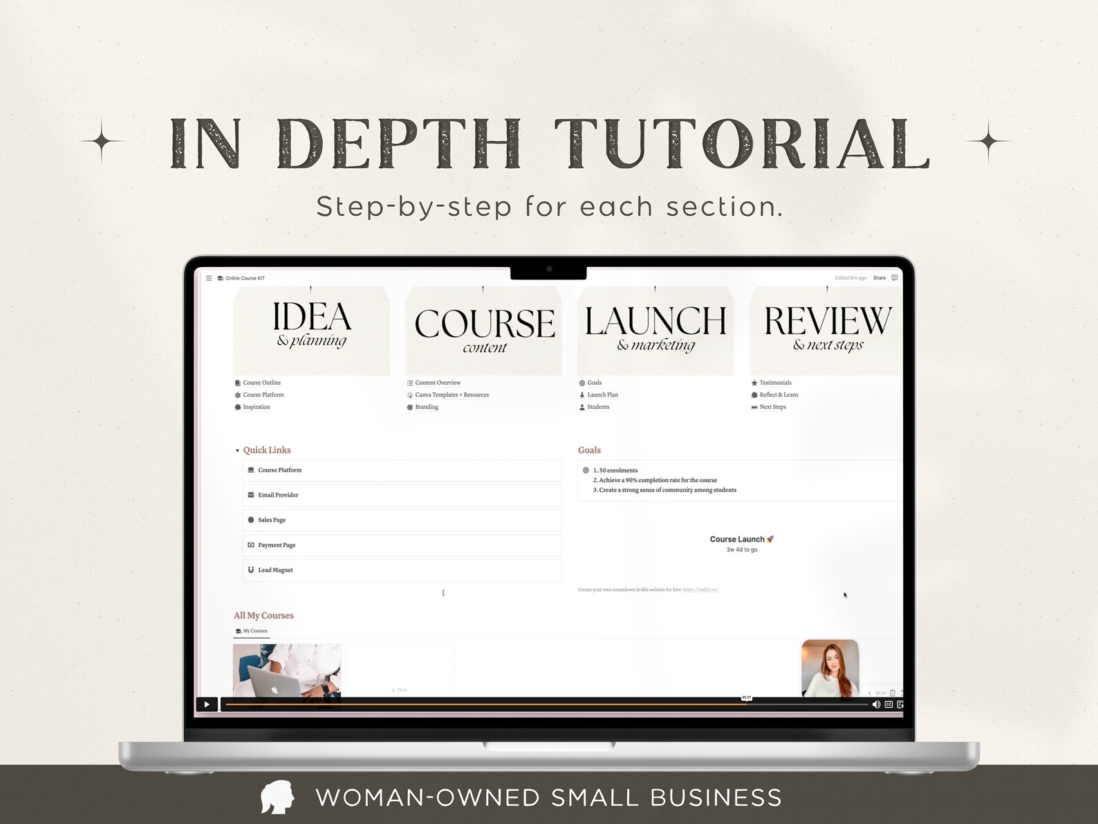 Notion Template Course Creator Bundle Notion Template and - Etsy