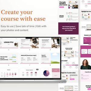Notion Template Course Creator Bundle, Notion Template and Canva ...