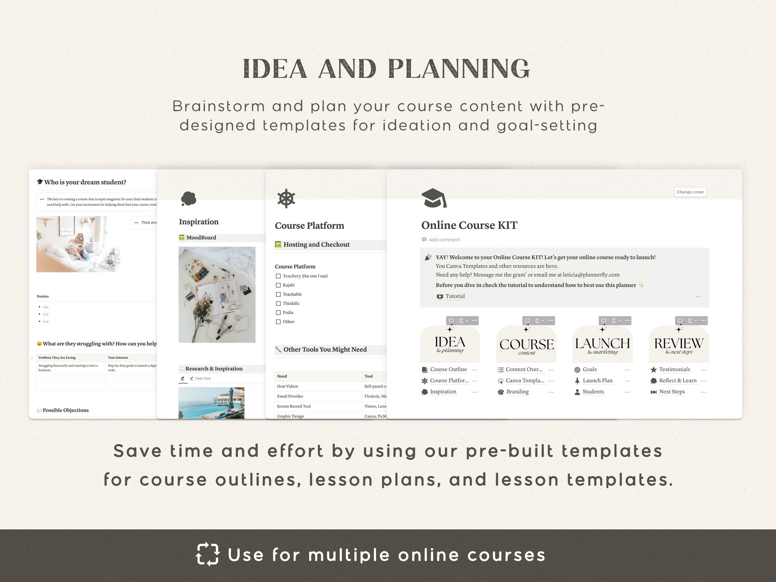 Notion Template Course Creator Bundle Notion Template and - Etsy