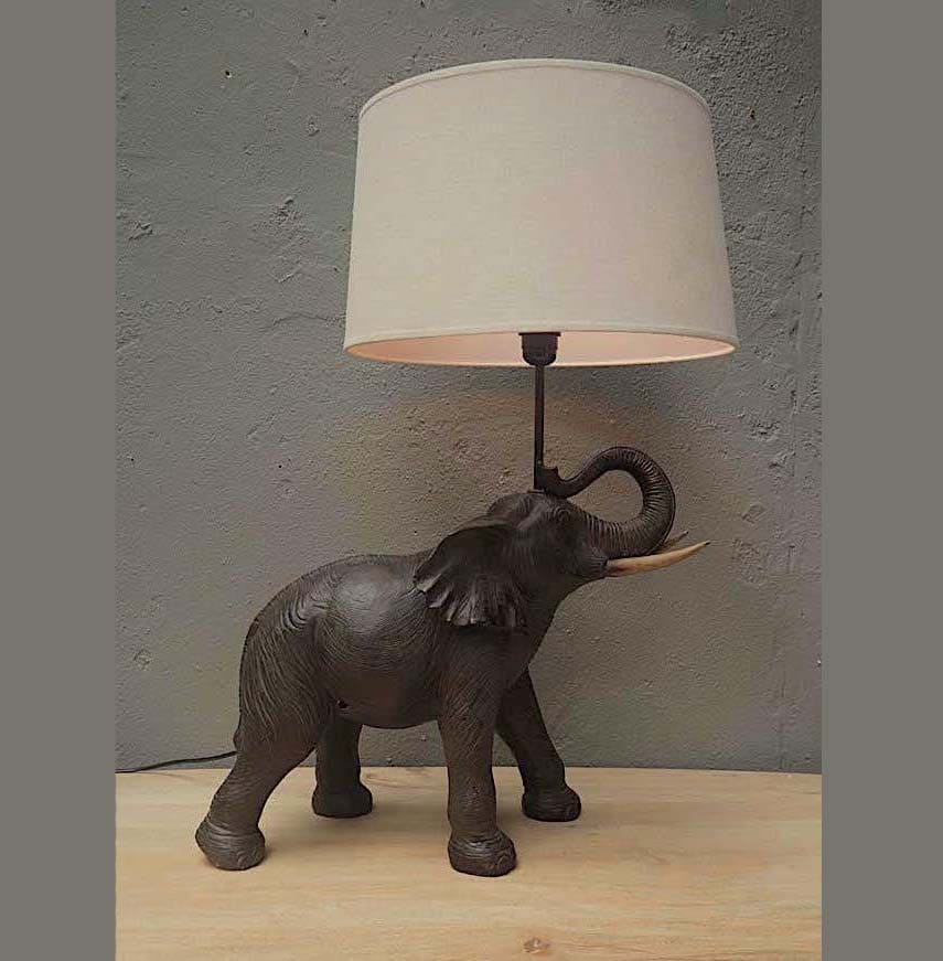 African Elephant Lamp