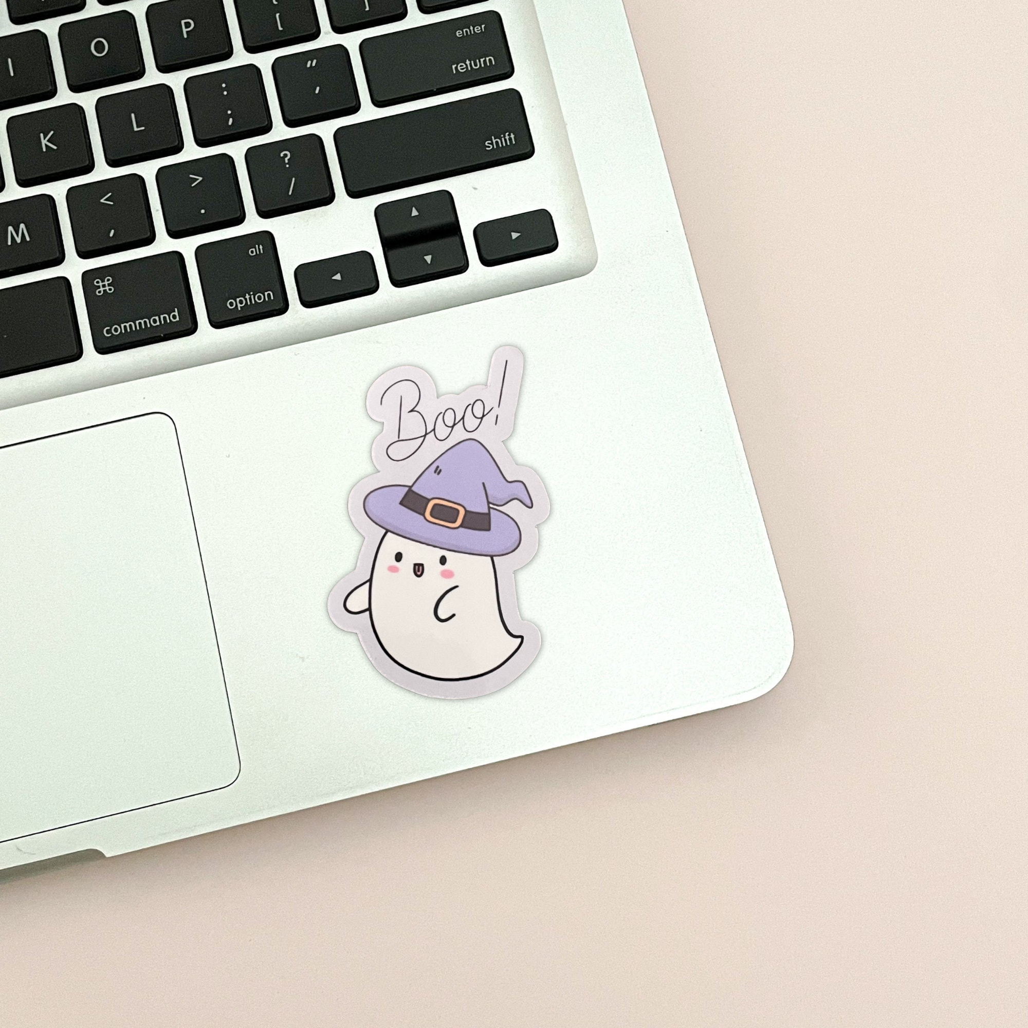 Boo Ghost Sticker | Glossy Finish | Halloween Sticker | Silly Ghost ...