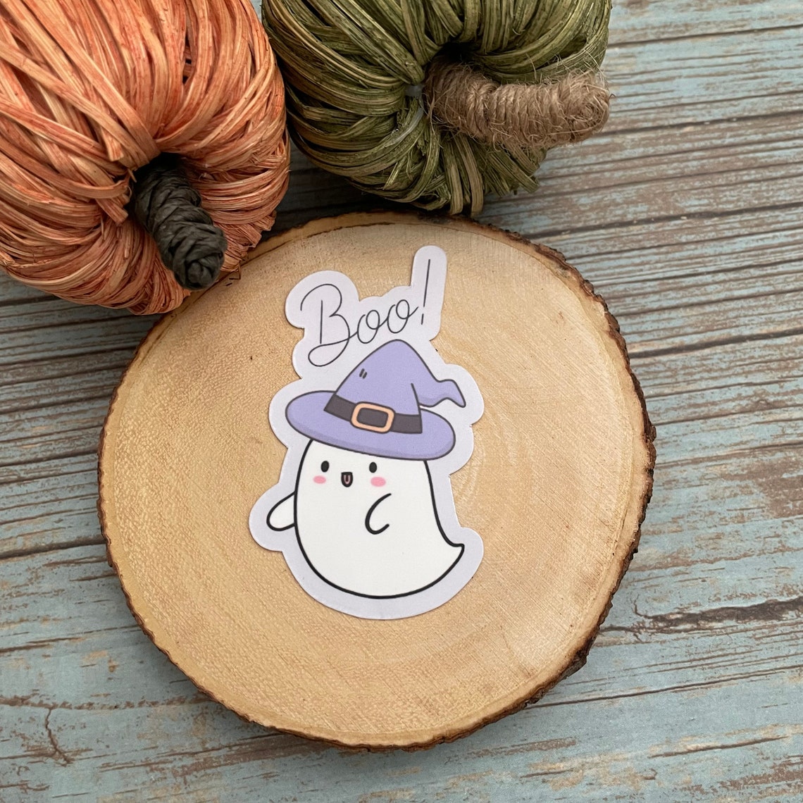 Boo Ghost Sticker | Glossy Finish | Halloween Sticker | Silly Ghost ...