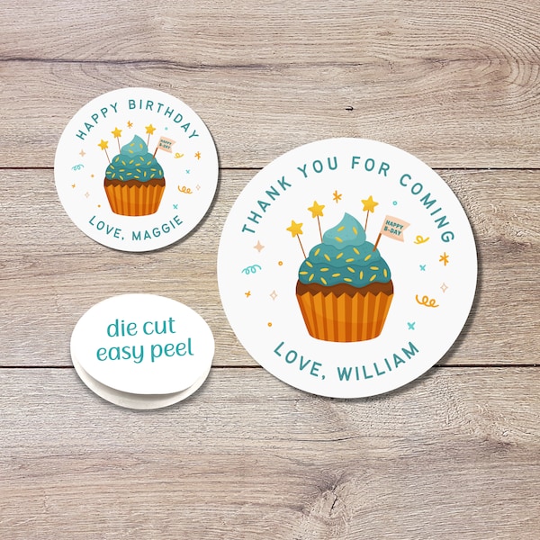 Happy Birthday Sticker - Etsy