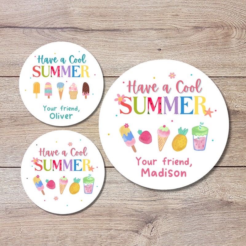 Summer Stickers - Etsy