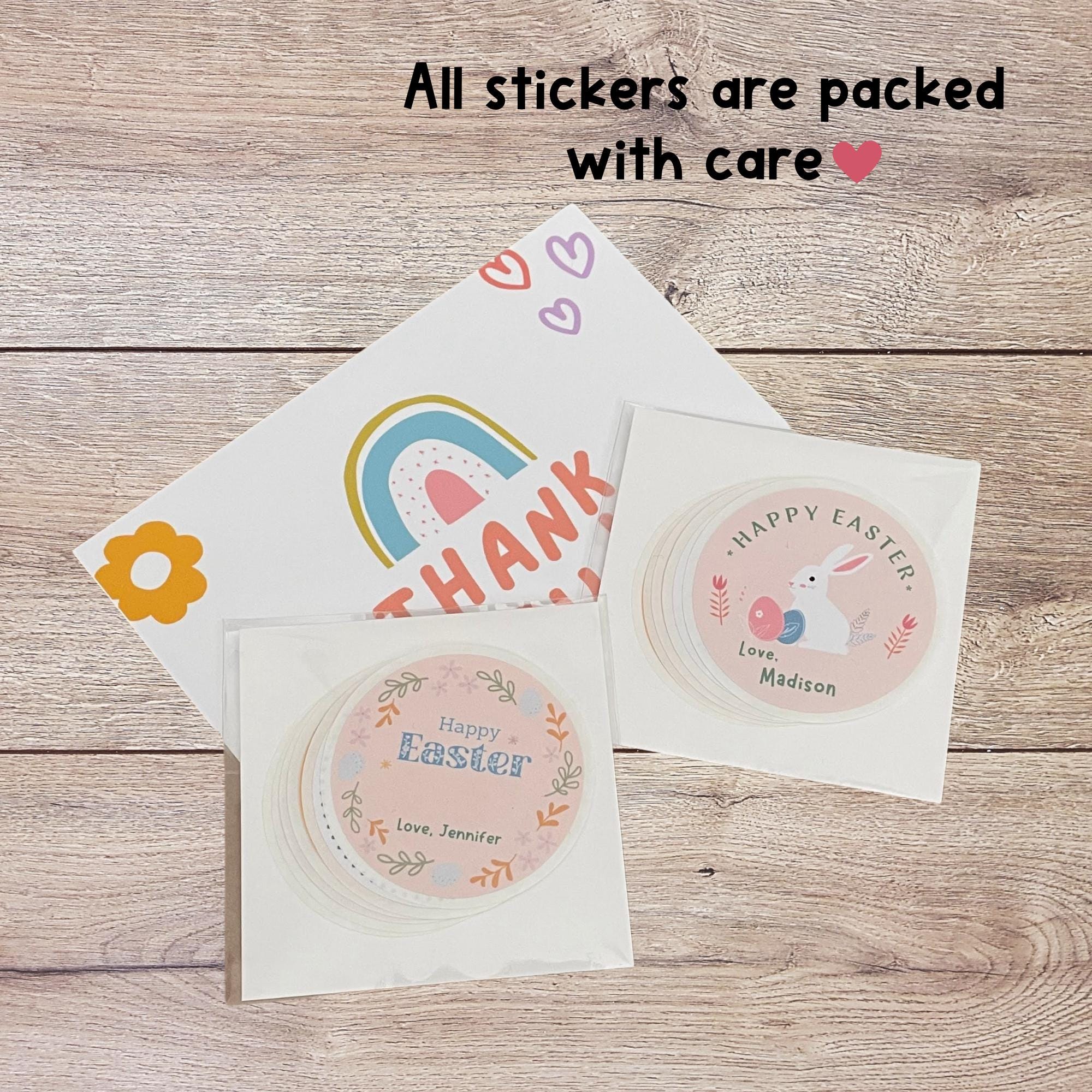 Personalized Easter Gift Tags, Matte Finish, Easter Tags, Easter Favor ...