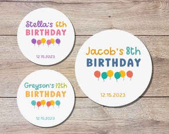 You're Invited Stickers Happy Birthday Party Favor - Etsy