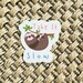 Sloth Vinyl Sticker | Sloth Take It Slow | Glossy Finish | Waterproof ...