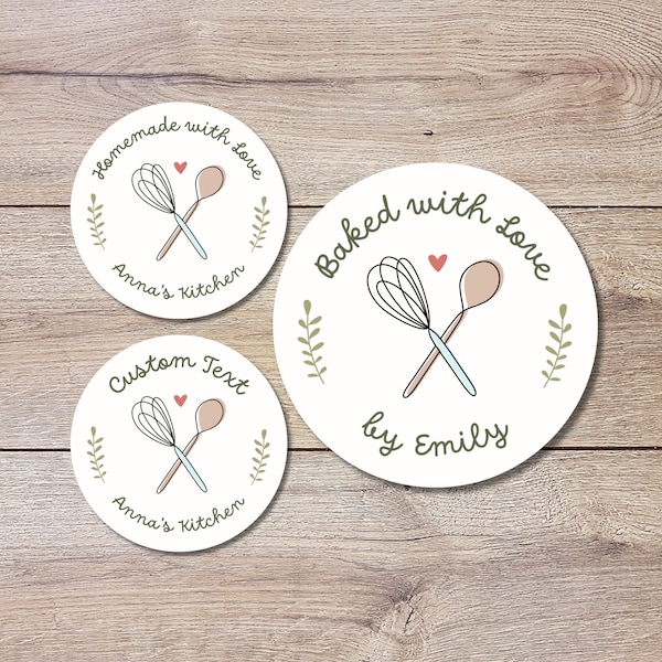 Customized Bread Label Stickers - Etsy