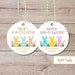 Personalized Easter Gift Tags, Matte Finish, Easter Tags, Easter Favor ...