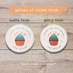 Personalized Birthday Sticker, Goody Bag Stickers, Custom Birthday ...
