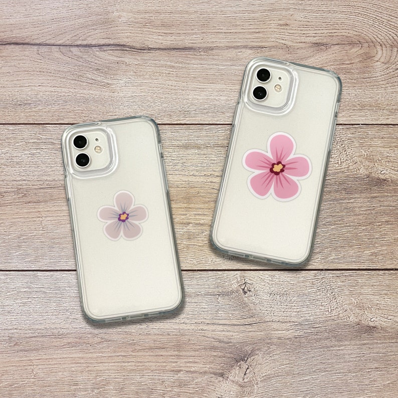 Flower Vinyl Sticker Set of 3 or 6 Vinyl Flower Sticker - Etsy