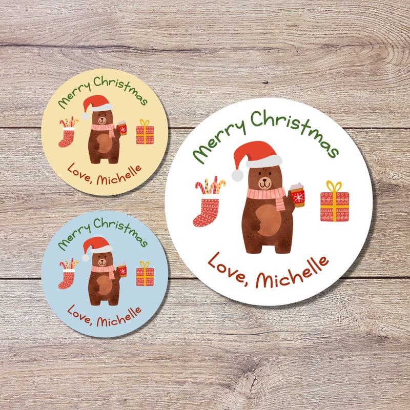 Christmas Labels - Etsy