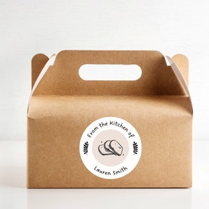 From the Kitchen of Stickers, Customized Homemade Baked Goods Label ...