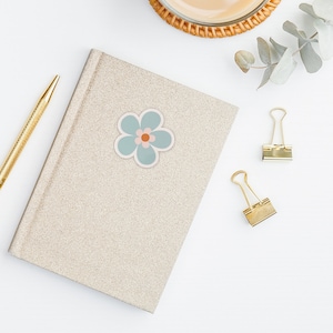 Pastel Flowers Vinyl Sticker Set of 6, Flower Pack, 1" 1.5"or 2 ...