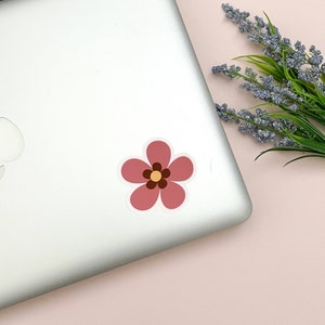 Boho Flower Vinyl Sticker | Set of 6 | Flower Stickers | Flower Pack ...